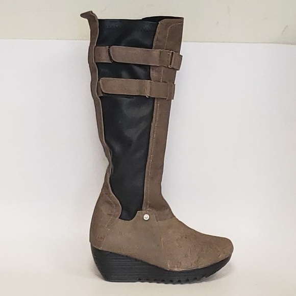 bernie mev. | Shoes | Bernie Mev Michy Leather Wedge Boots | Poshmark
